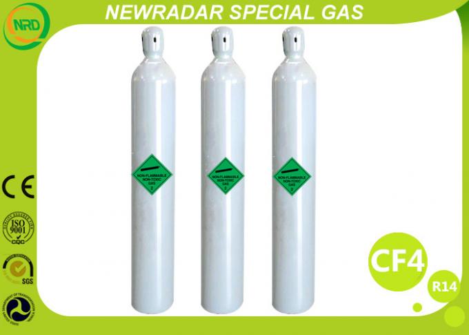 Gases electrónicos del tetrafluoruro del carbono CF4/gas refrigerante R14